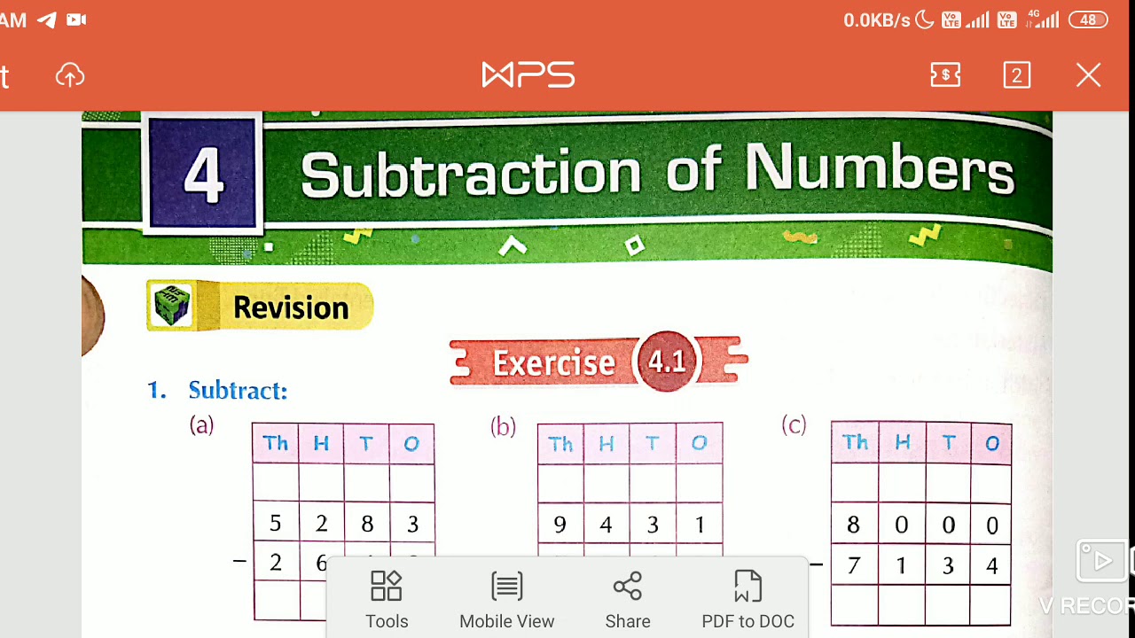 class-4/chapter-4/excercise-4.1/maths - YouTube