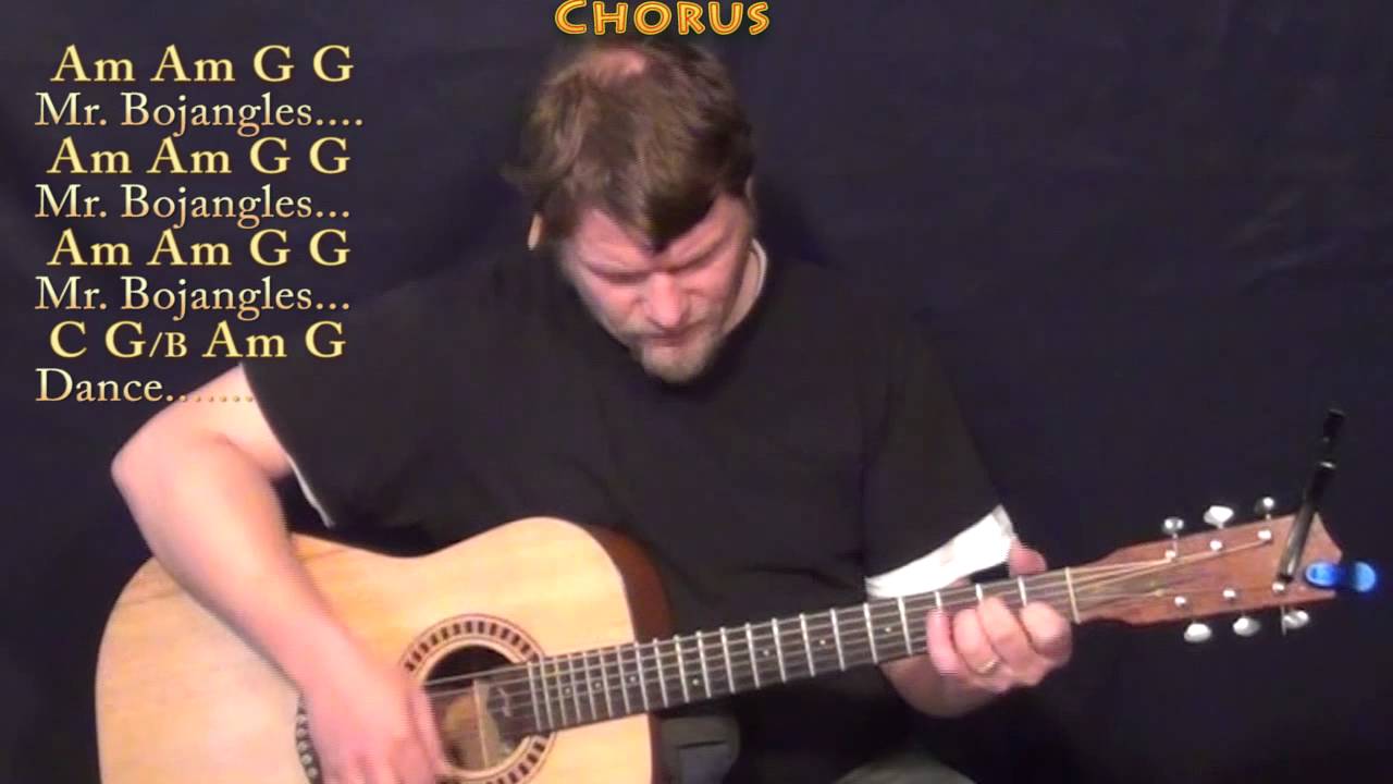 Mr Bojangles (Jerry Jeff Walker) Strum Guitar Cover Lesson in C with ...