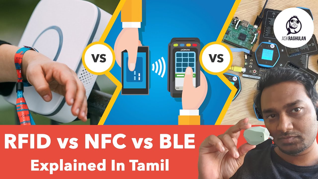 RFID vs NFC vs BLE Explained in Tamil - YouTube