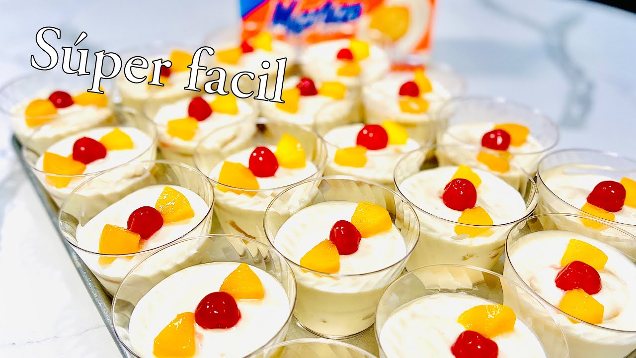 POSTRE FÁCIL baby shower o negocio estilo Carlota - YouTube