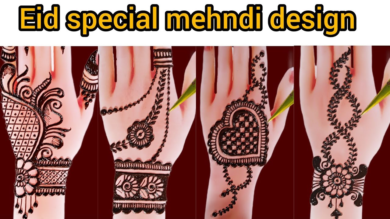 eid special mehndi design | madhi ke design back side | simple madhi ...