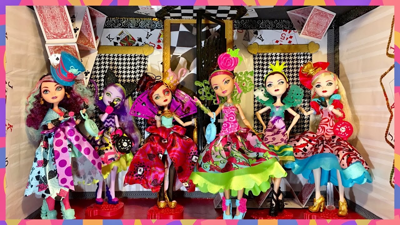 Way Too Wonderland Dolls UNROOM Room Tour ~Ever After High~ Doll House ...
