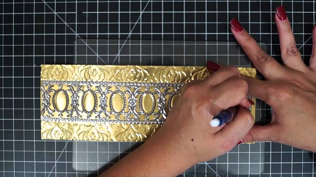 Homemade Gifts: Metal Embossed Candles - YouTube