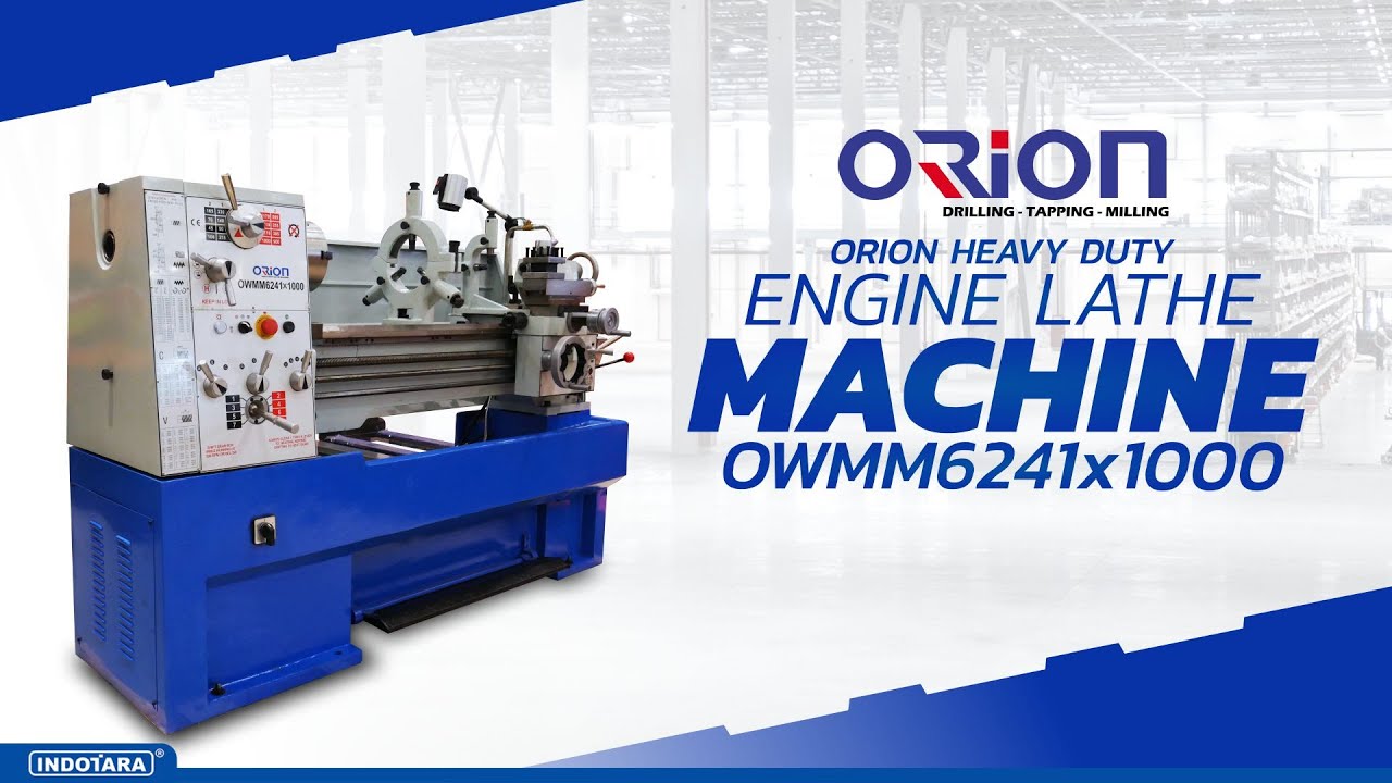 ORION ENGINE LATHE MACHINE OWMM6241X1000, MESIN BUBUT HANDAL DENGAN ...