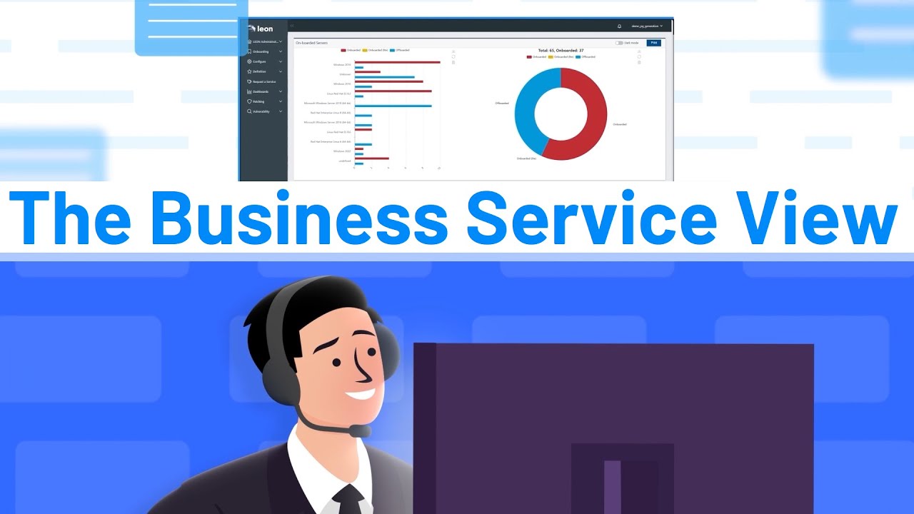 The Business Service View in LEON (SIMBA Dashboard) - YouTube