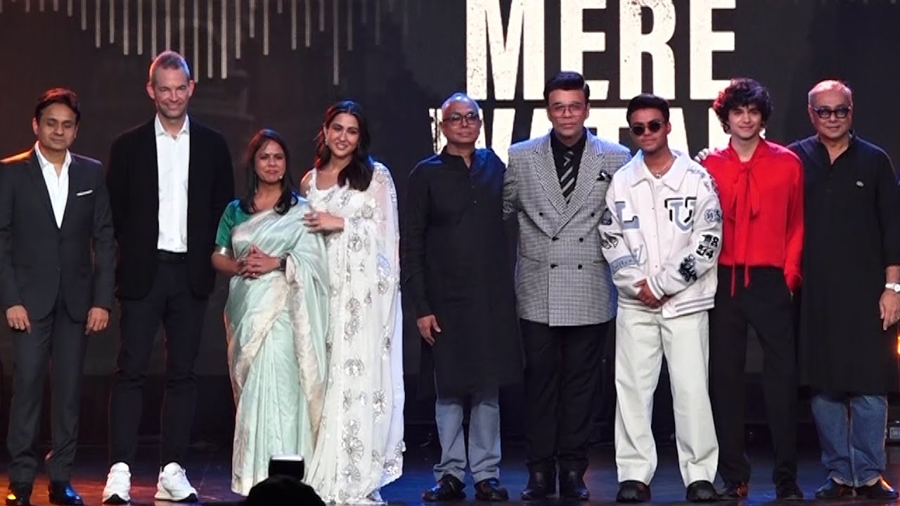 AE WATAN MERE WATAN CAST SARA ALI KHAN & ABHAY VERMA AT PRIME VIDEO ...