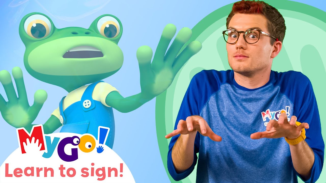 Learn Sign Language with Gecko's Garage! Gecko Is Frozen | MyGo! | ASL ...