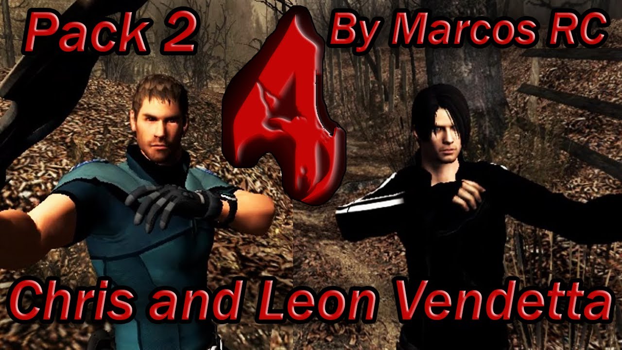 Resident Evil 4 - Reupload 02- Mod Pack Chris e Leon Vendetta - YouTube