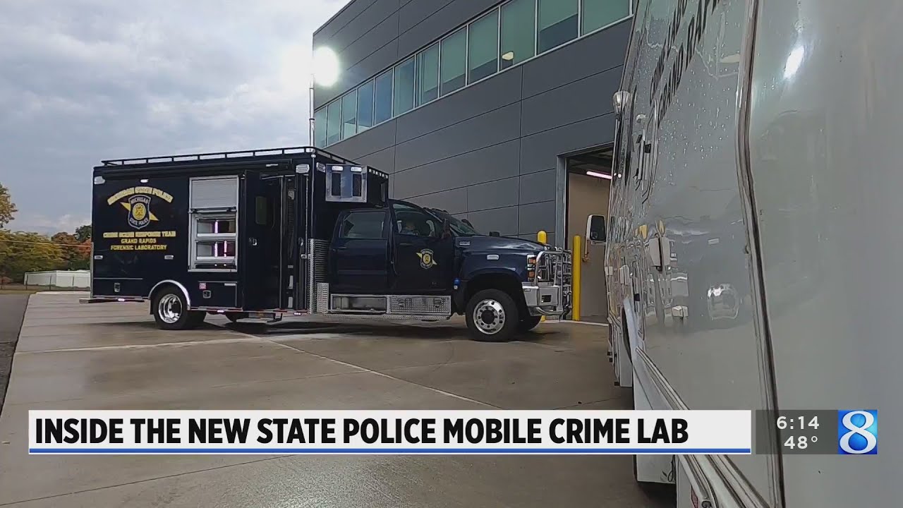 MSP rolls out new mobile crime lab; old one from 1999 - YouTube