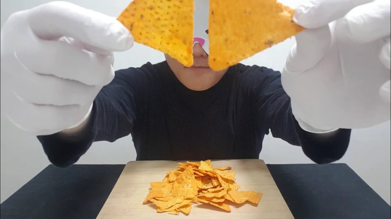 ASMR Nacho Cheese Mukbang Eating Sound 나쵸 치즈맛 먹방 230504 DoubleXLarge 더블 ...