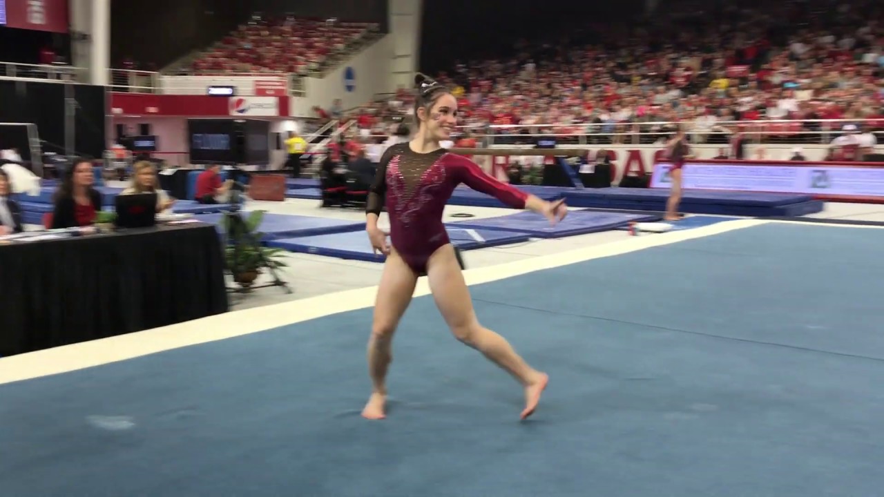 Alexandria Ruiz - Floor (9.800) - 2020 DU Gymnastics at Arkansas - YouTube