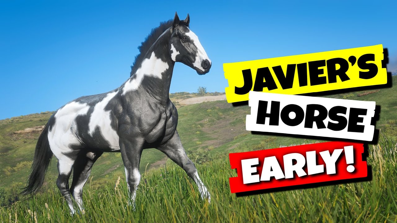 How to Get JAVIER’S HORSE Early in RDR2 (Gray Overo American Paint ...