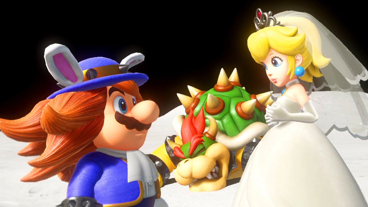 Super Mario Odyssey - Mario Spewart Intro + Final Boss Ending - YouTube