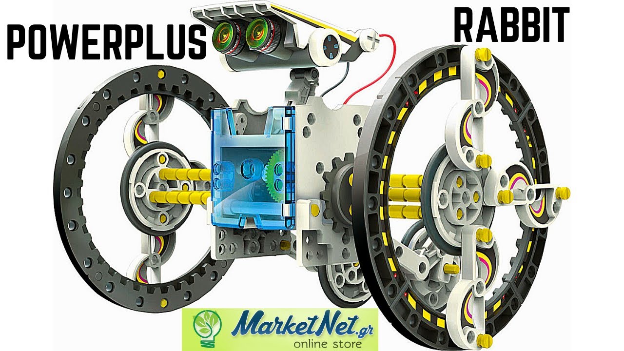 POWERplus Rabbit: Το Πιο Δημιουργικό Ηλιακό Ρομπότ STEM για Παιδιά! (14 ...