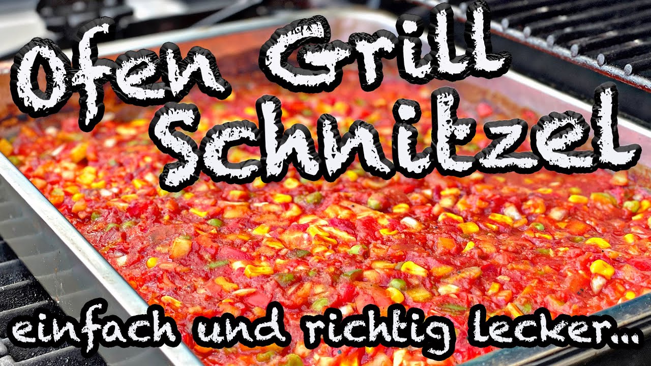 Ofen Grill Blech Schnitzel einfach und lecker | The BBQ BEAR - YouTube