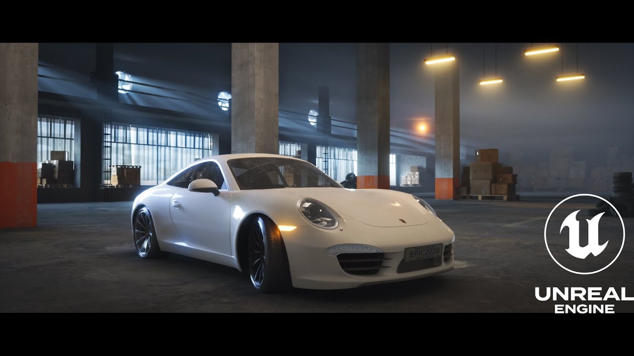 Cinematic Car Showcase | Unreal Engine 5 Warehouse Scene - YouTube