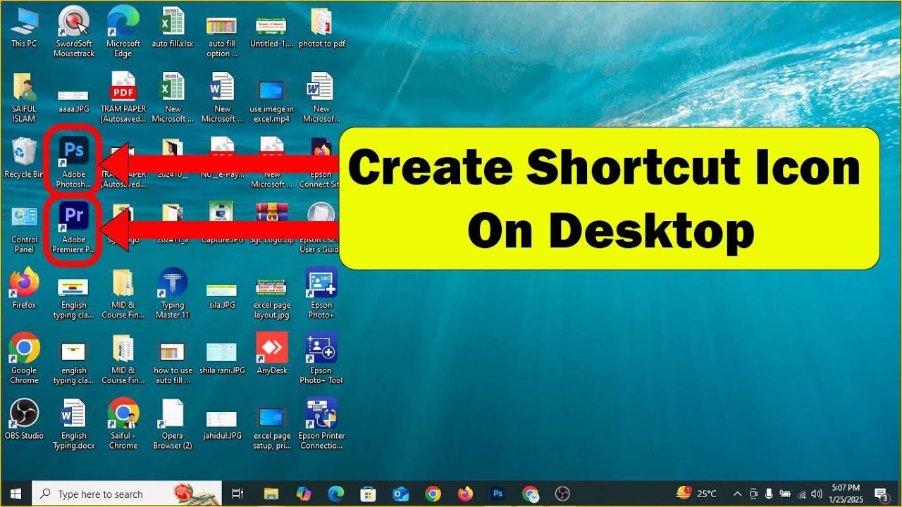 How to create Shortcut Icon On Desktop | কিভাবে সফটওয়্যারের ডেস্কটপে ...