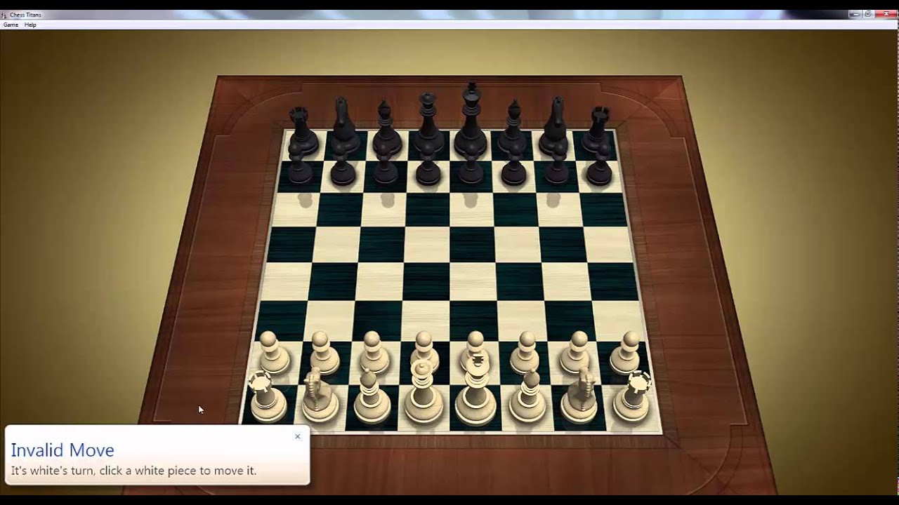 Chess Titans 1 Move Checkmate - YouTube