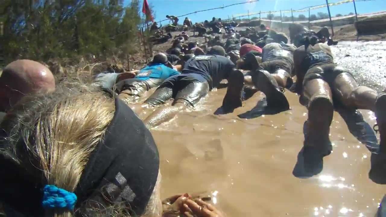 2014 Arizona Spartan Race - Long Mud Roll 2 - YouTube