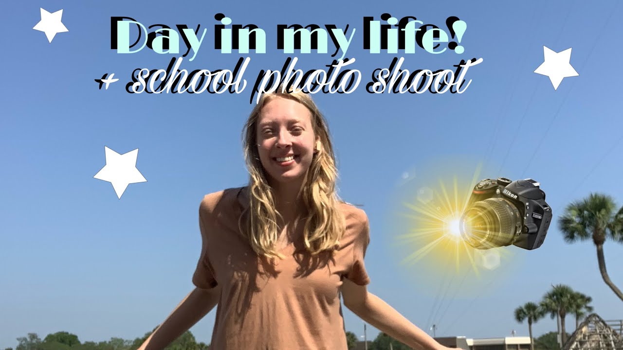 Day in my life vlog + school photo shoot! 📸 - YouTube