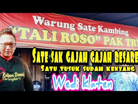 Kuliner Demak - Sate kambing tali roso pak tri - YouTube