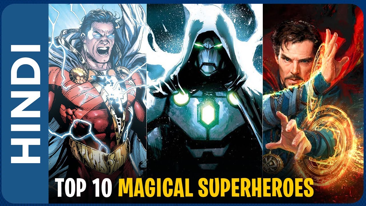 Top 10 Powerful Magical Superheroes In Hindi | Strongest Magic Users in ...