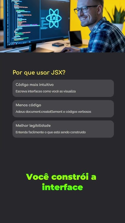 O que é JSX? React usa HTML? | #shorts - YouTube