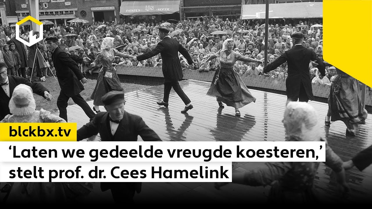 'Laten we de gedeelde vreugde koesteren,' stelt prof. dr. Cees Hamelink ...