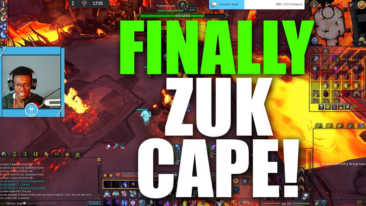 Average Runescape Player Finally Gets Zuk Cape! - YouTube