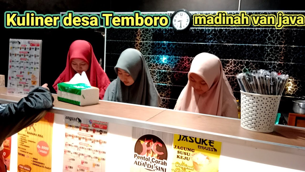 minuman rasa baru cuma 5000an di Enyuss Temboro Madinah van java - YouTube