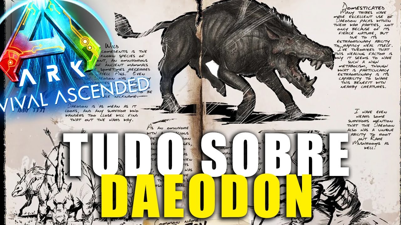 ARKDEX Daeodon O Suporte SUPREMO contra Bosses - YouTube