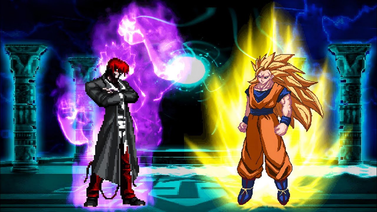 [KOF vs DBZ] Yagami AD LV 2 Vs. Super Goku - YouTube