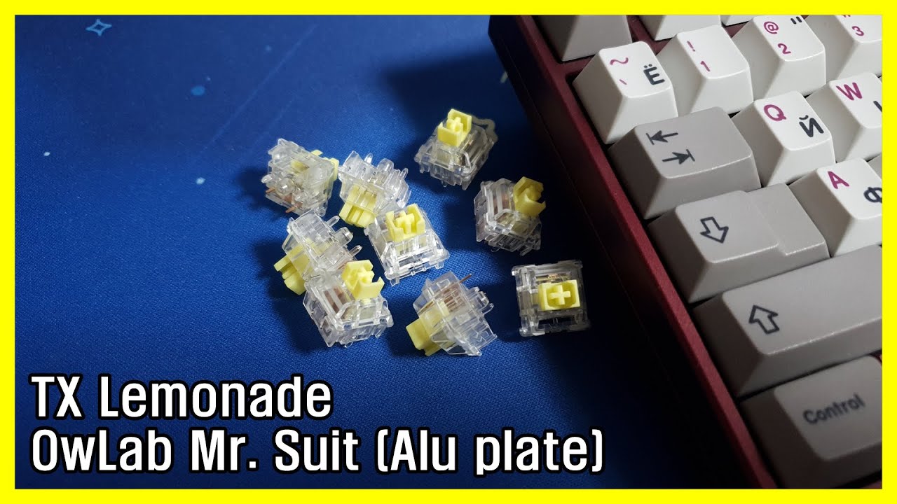 OwLab Mr. Suit TX Lemonade / 미스터 수트 TX 레몬에이드 스위치 - YouTube