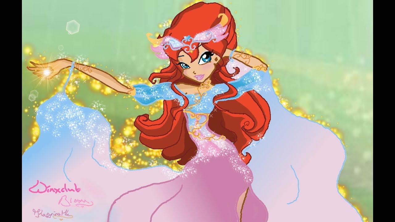 Winx club princess Bloom speedpaint - YouTube