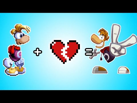 If Rayman gets hit, Rayman becomes more modern - YouTube