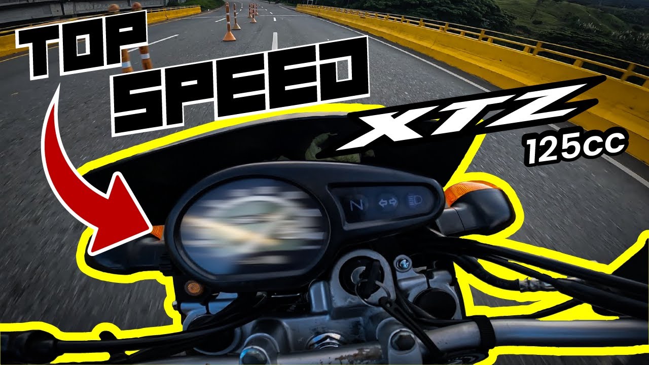 Yamaha XTZ 125 MODIFICADA | TOP SPEED - YouTube
