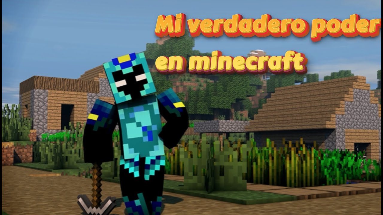 Una pequeña demostración de mi poder en minecraft - YouTube