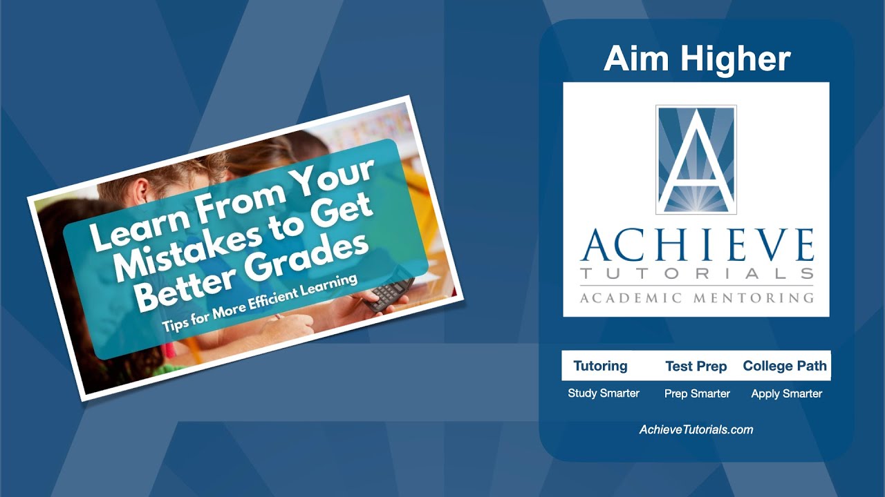 Learn From Your Mistakes To Get Better Grades YouTube learn-from-your-mistakes-to-get-better-grades-youtube