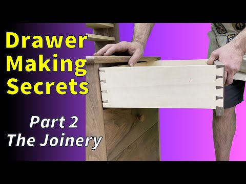 Drawer Making - The Right Way (Joinery) - YouTube