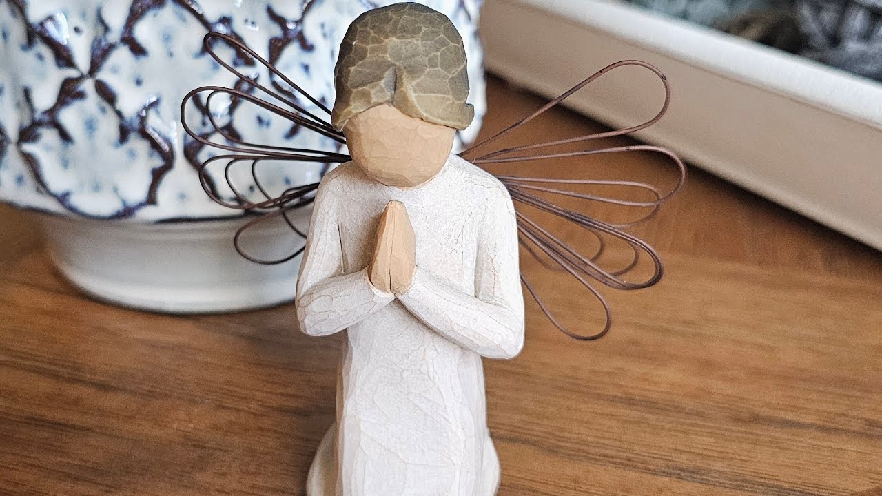 Willow Tree Angel of Prayer Figurine #willowtree #giftideas - YouTube