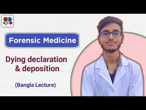 Dying declaration, dying deposition | Legal procedure | Forensic ...