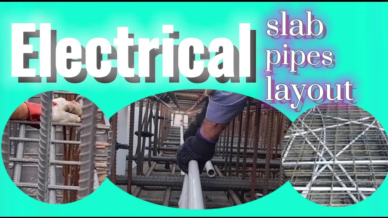 How do you install your pipes | a huge of rebar steel in the slab ...