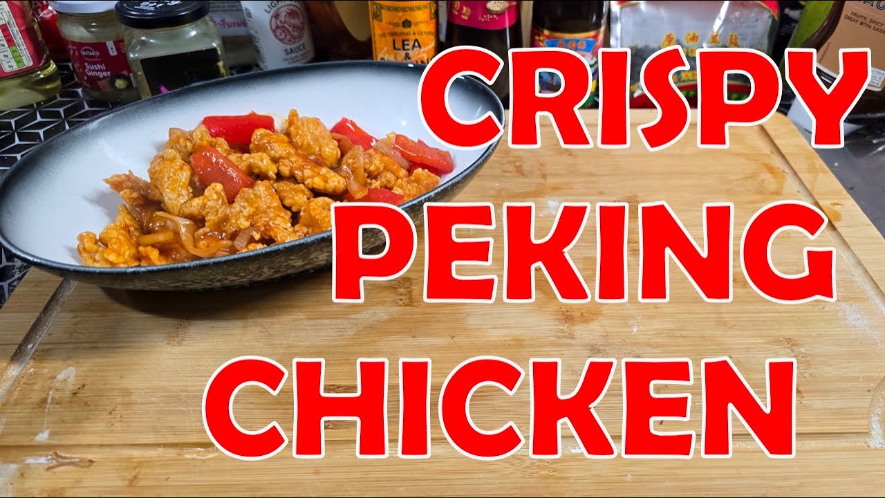 Crispy Peking Chicken - a British Chinese Takeaway Dish - YouTube