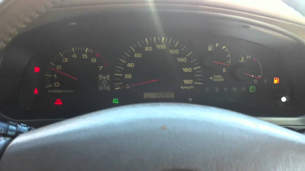 1998 Toyota Hilux Surf 3.4 SSRｰG VZN185W speedometer - YouTube