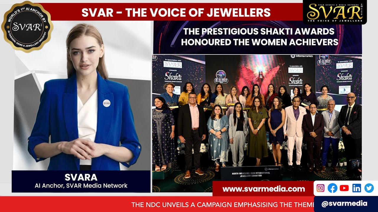 SVAR Media presents AI Anchor SVARA: The Future of Fashion & Jewellery ...