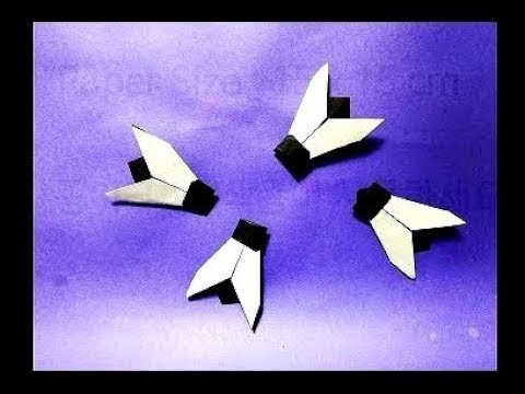 Origami - Easy to Make House-Fly - YouTube