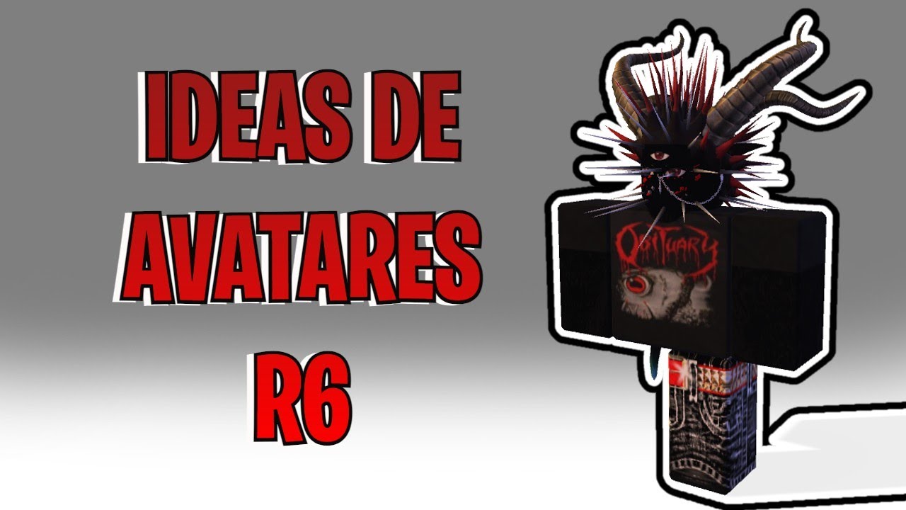 IDEAS DE AVATARES R6 ROBLOX - YouTube
