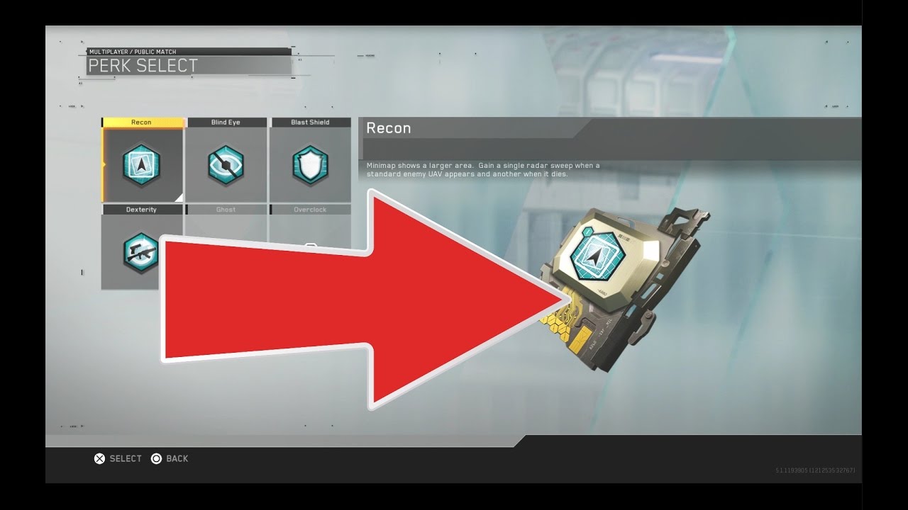 INFINITE WARFARE RECON PERK - YouTube