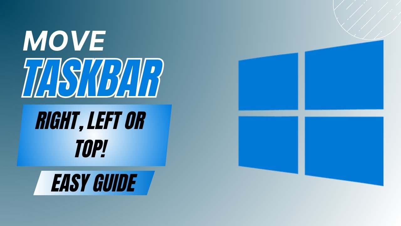 How to Move Taskbar from Bottom to Left, Right, or Top in Windows 10 ...