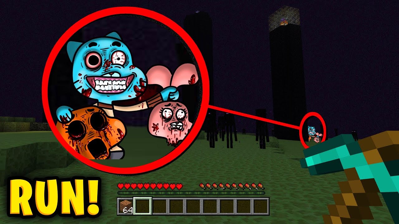 Minecraft : IF YOU SEE CURSED GUMBALL IN THE END RUN! (Ps3/Xbox360/PS4 ...
